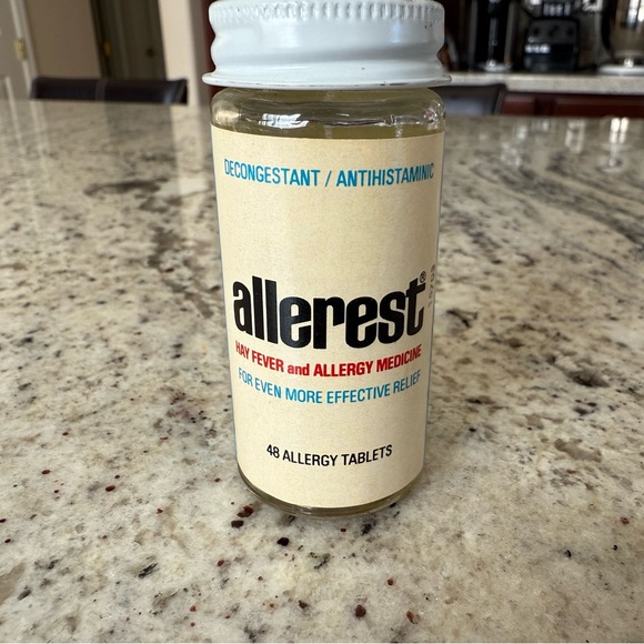 allerest | Other | Vintage Allerest Bottle Hayfever And Allergy ...